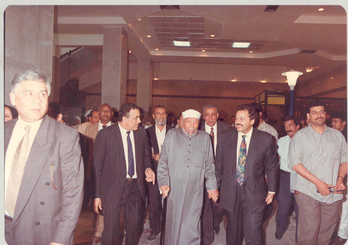 Great Sheikh/ Mohamed Metwali Sharawi during his visit to Cleopatra ...