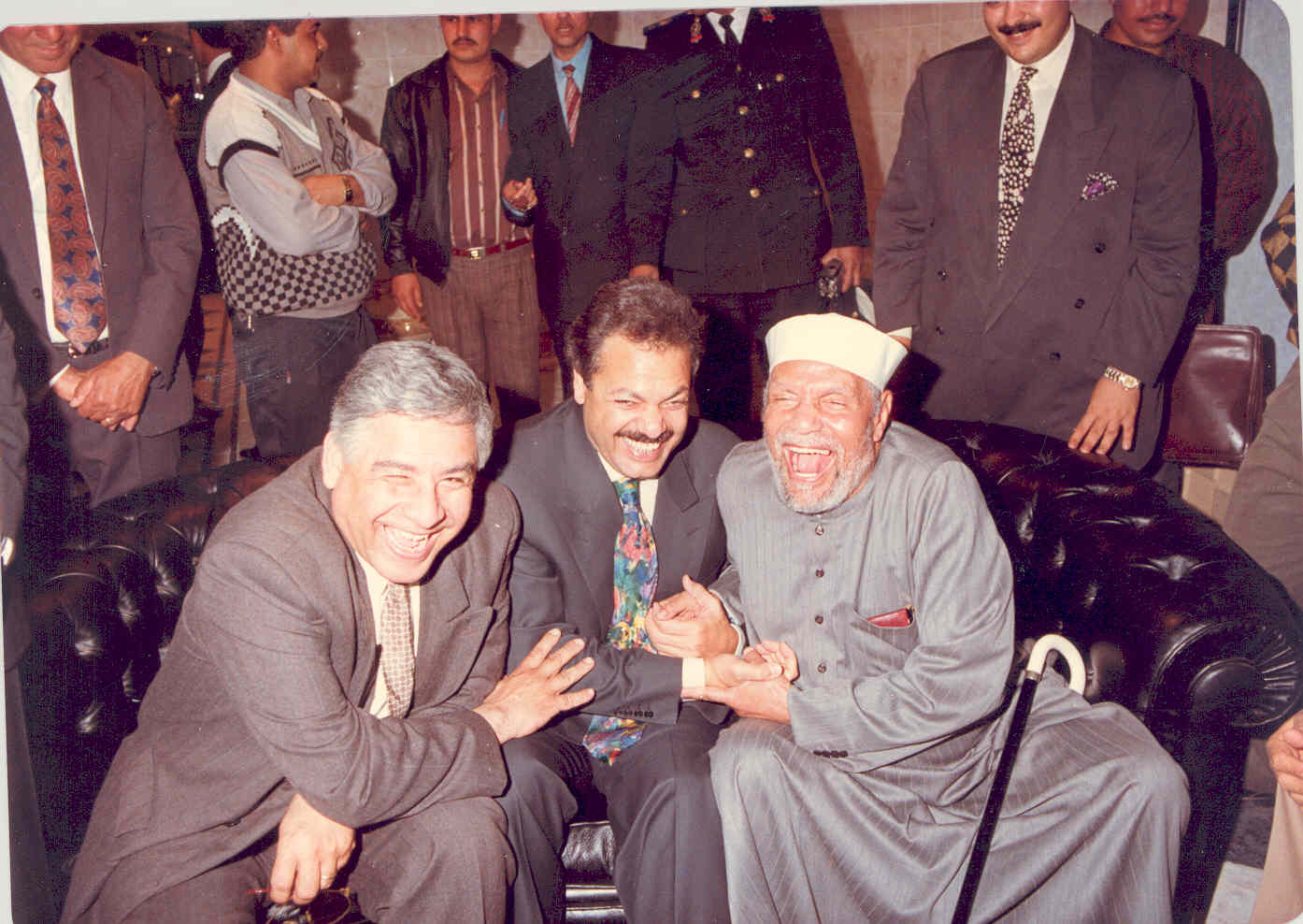 Great Sheikh / Mohamed Metwali Sharawi during his visit to Cleopatra ...